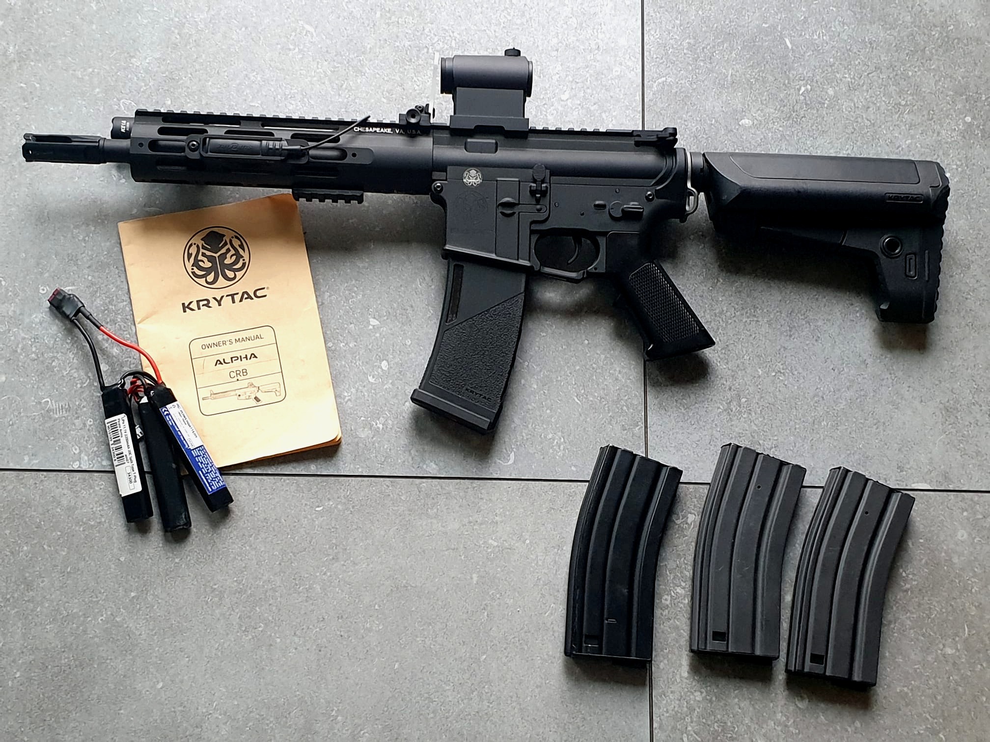 KRYTAC ALPHA Full Metal M4 CRB - Airsoft Bazaar