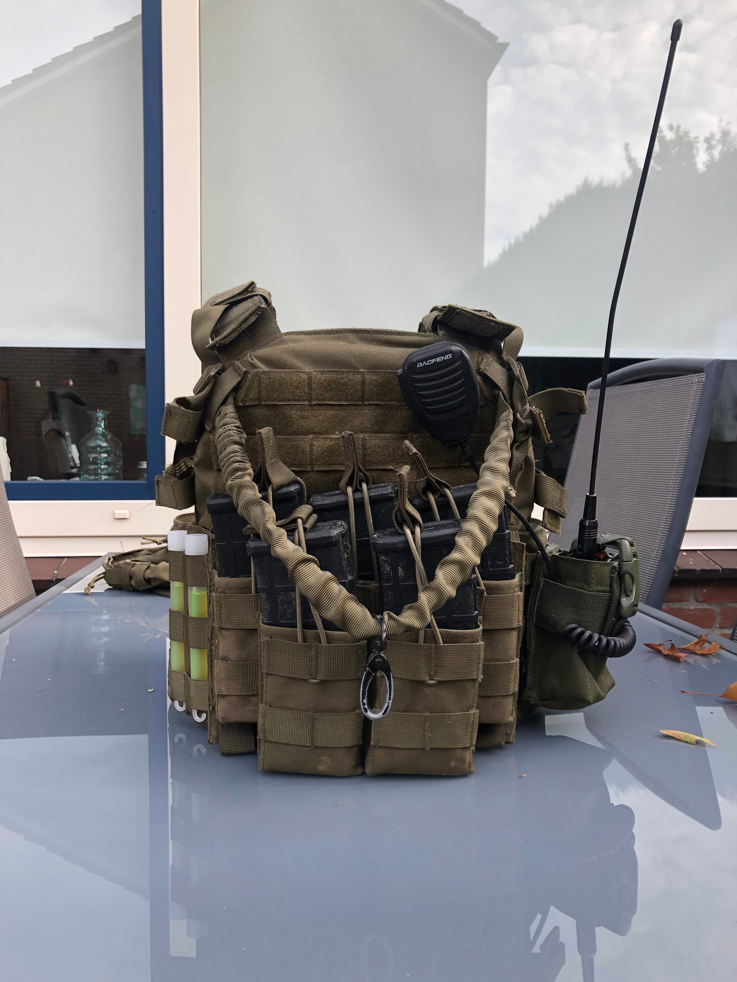 101-INC Tactical vest model: Operator (+attachments) - Airsoft Bazaar