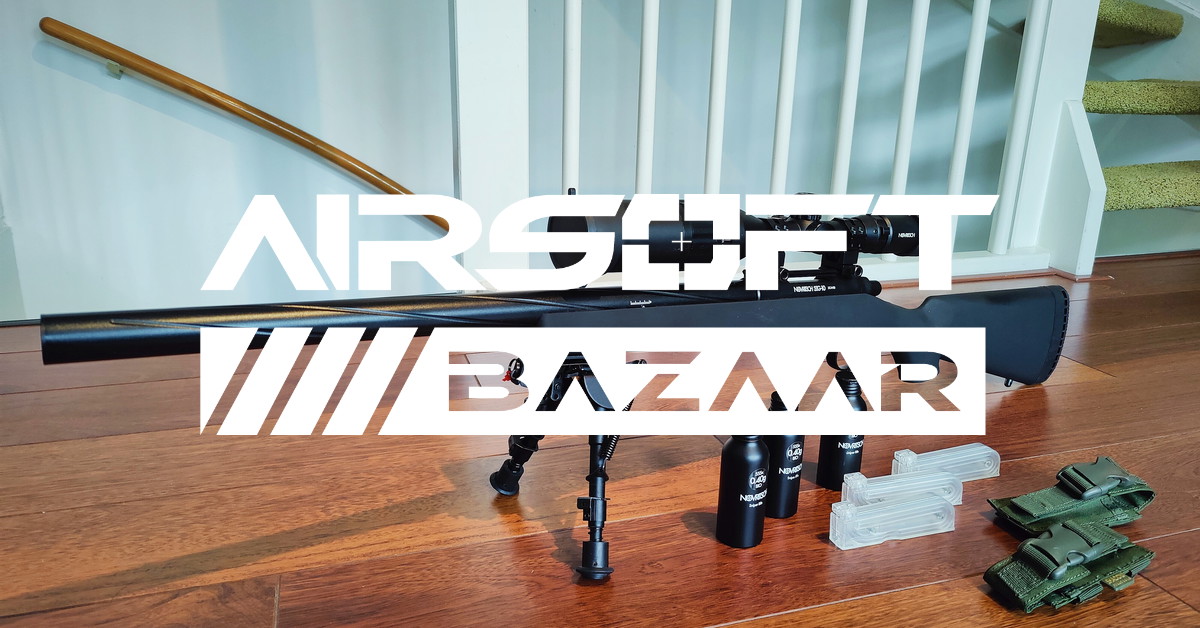 Novritsch SSG10 A1 met bipod en scope extension - Airsoft Bazaar