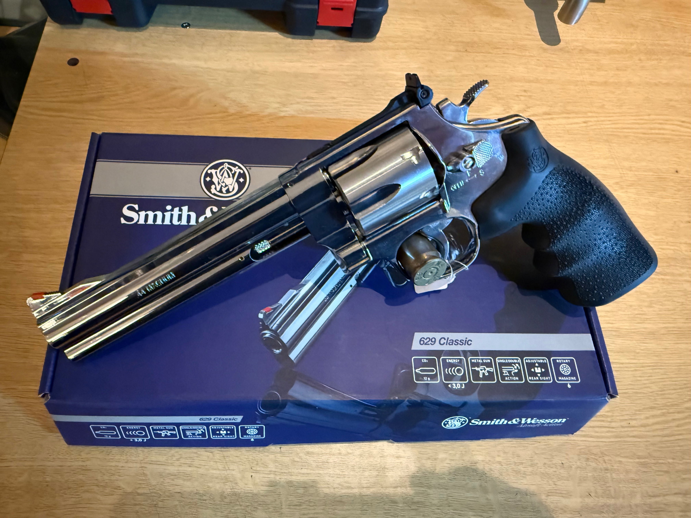 Smith en Wesson 629 chrome - Airsoft Bazaar
