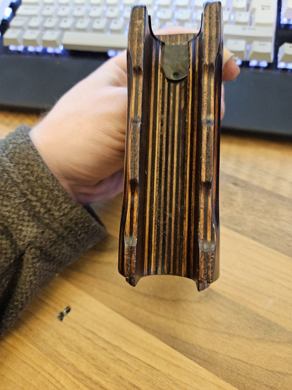 LCT PK059 thumbhole lower handguard wood AKMSU khyber pass special ...