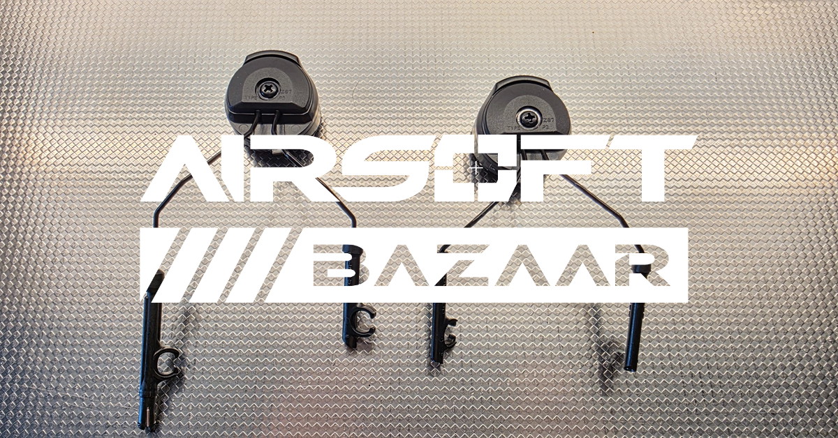 Real 3M Peltor arc rail adapter kit - Airsoft Bazaar