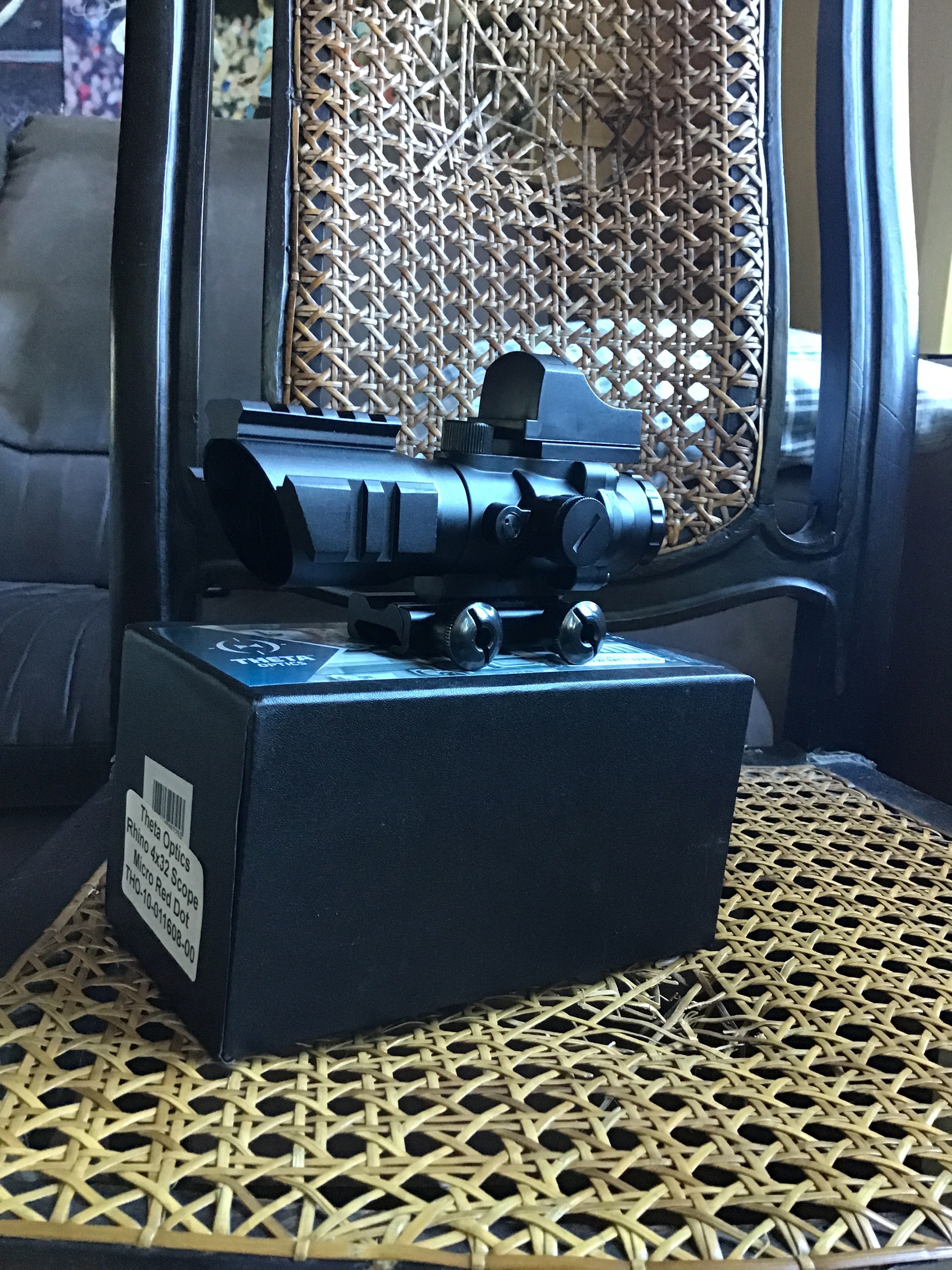 Rhino 4X32 Scope + micro red dot - Airsoft Bazaar