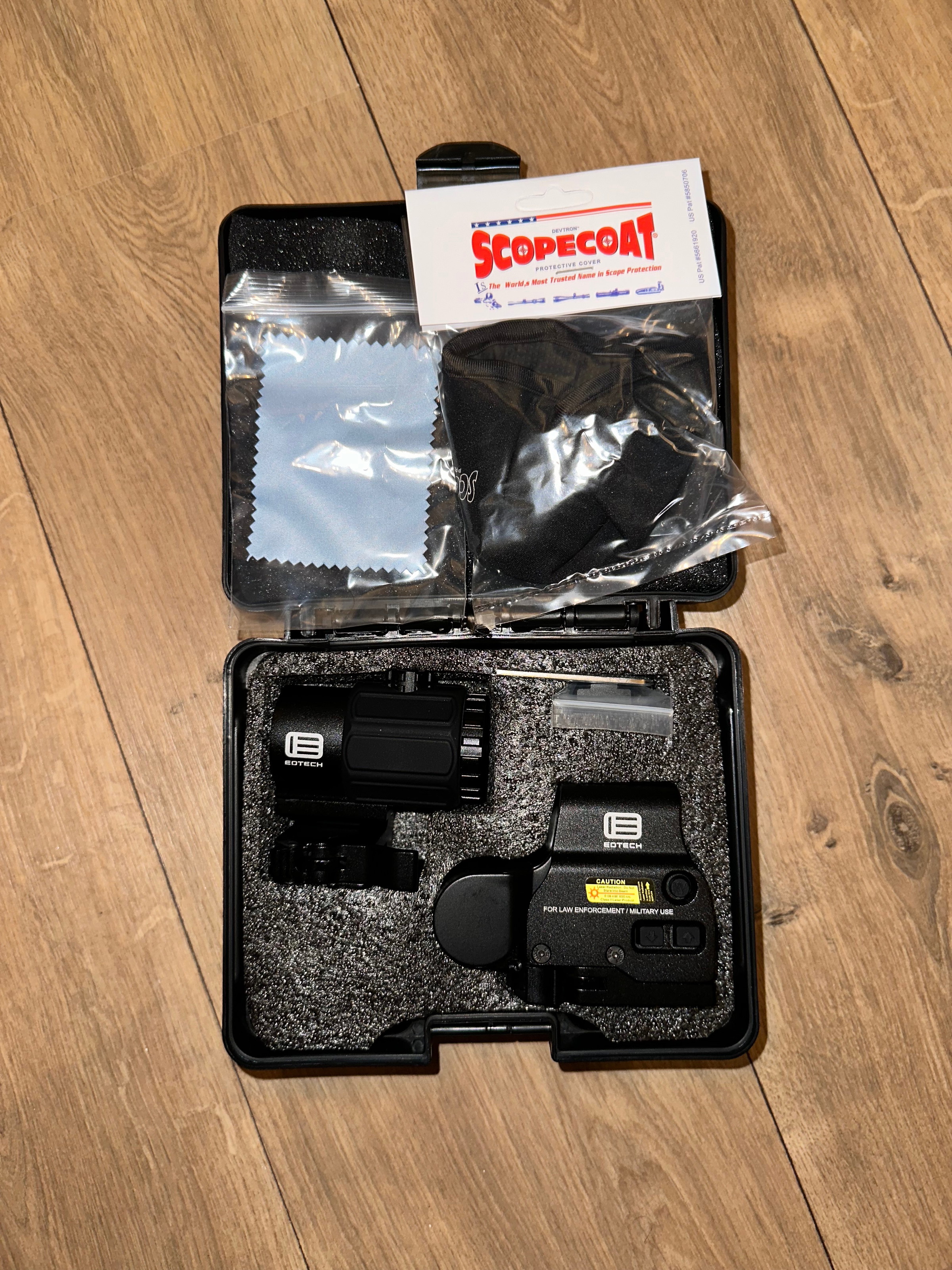 Red Dot + magnifier & Riser en mount - Airsoft Bazaar