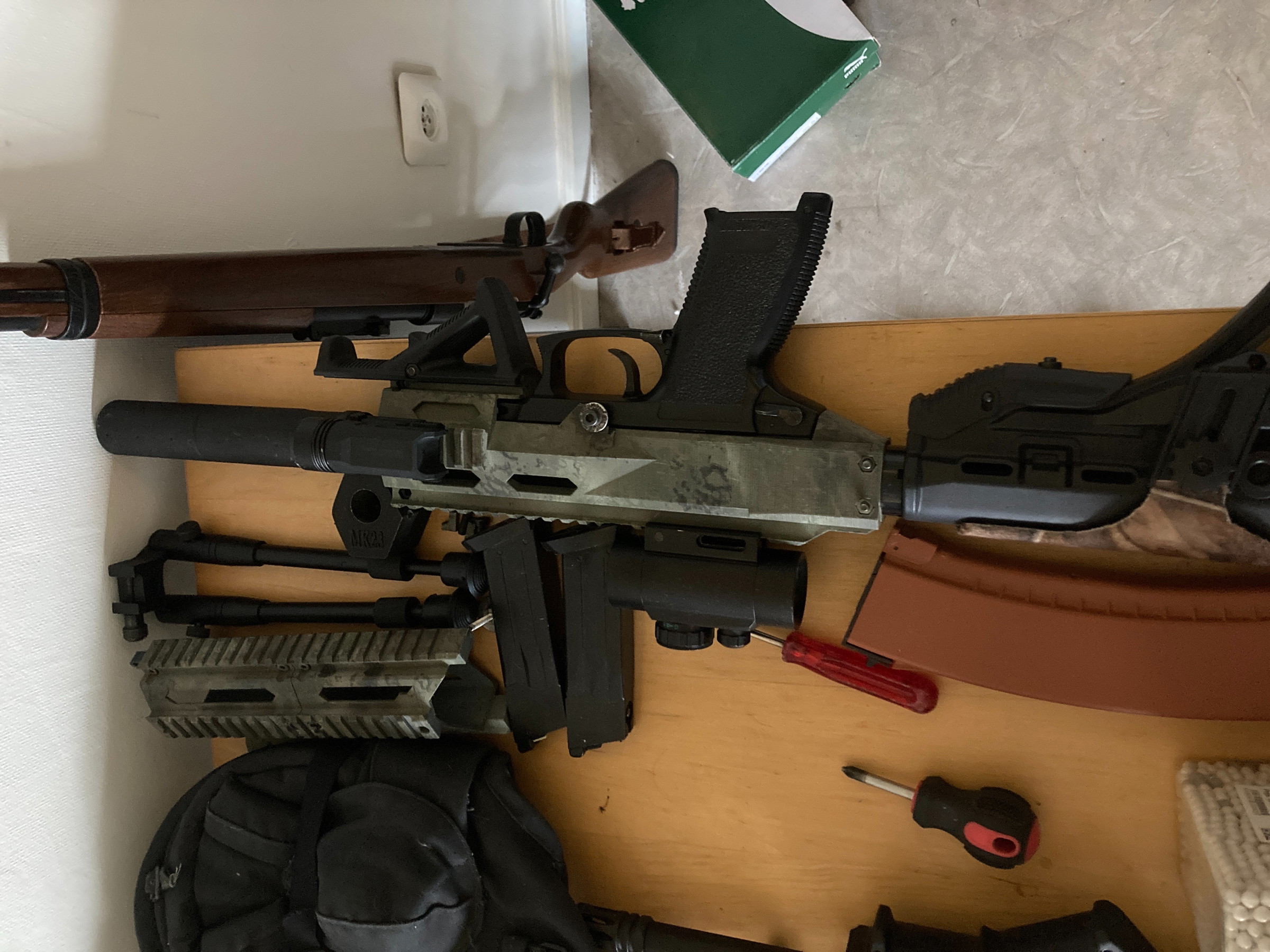 ASG mk23 dmr kit met 2 mags - Airsoft Bazaar