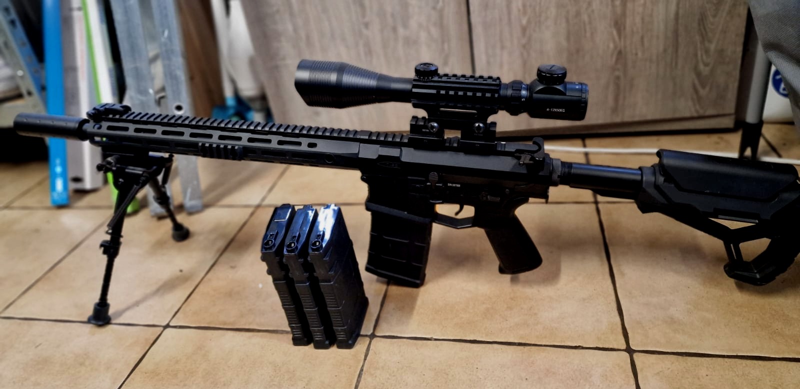CYMA SR-25 QBS Designated Marksman Rifle (DMR) - Airsoft Bazaar