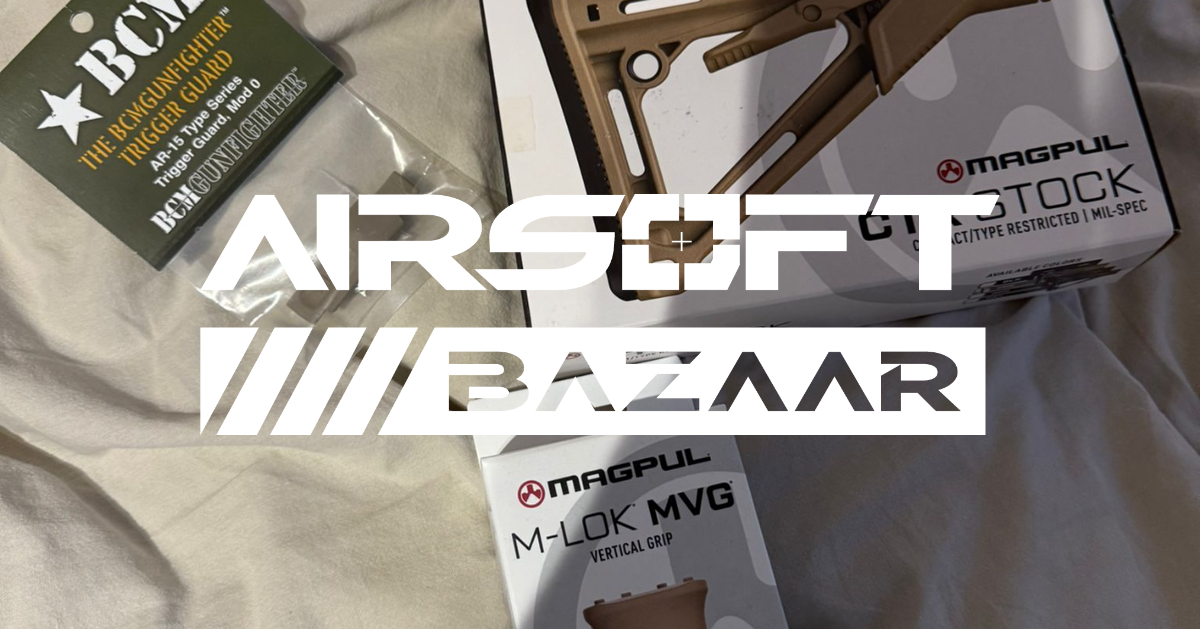 Nieuwe FDE Magpull en BCM attachments - Airsoft Bazaar