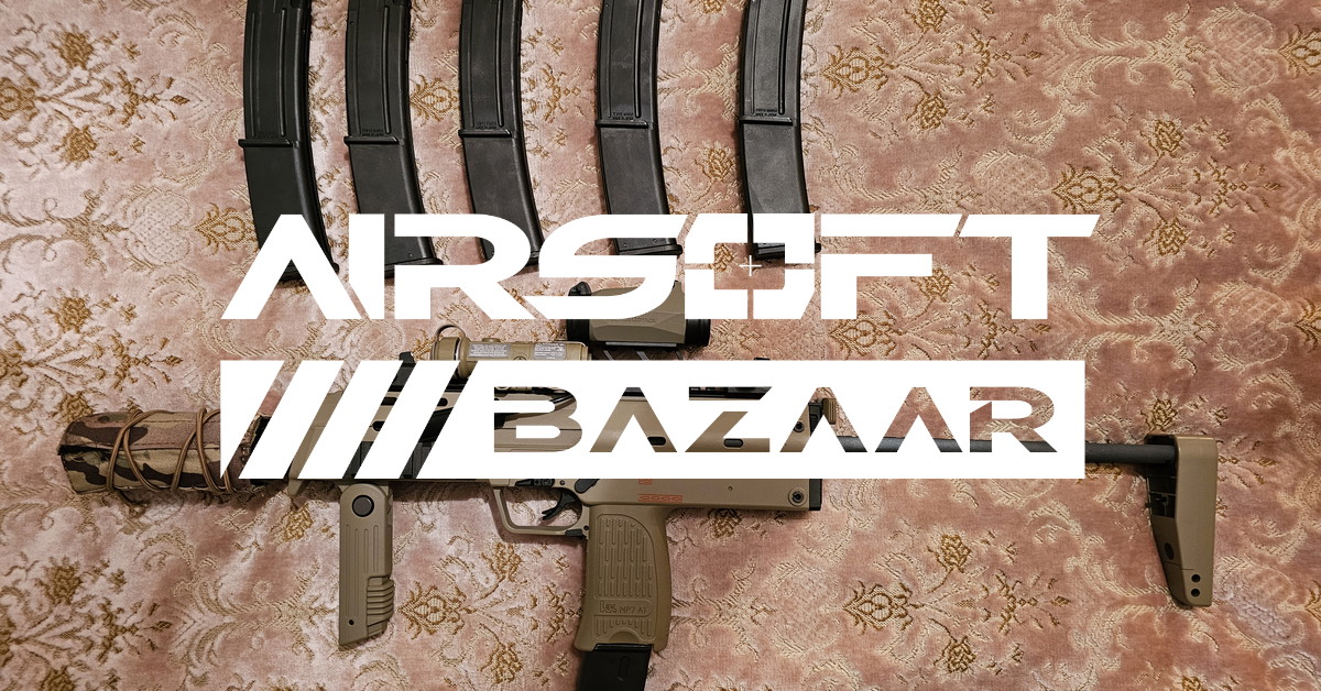 Tokyo Marui MP7 met toebehoren - Airsoft Bazaar