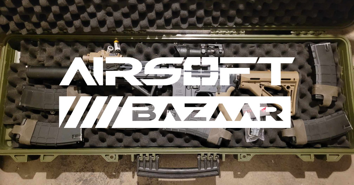 GHK M4 v1 (L119a2 build) with 6 mags. DH Modded - Airsoft Bazaar