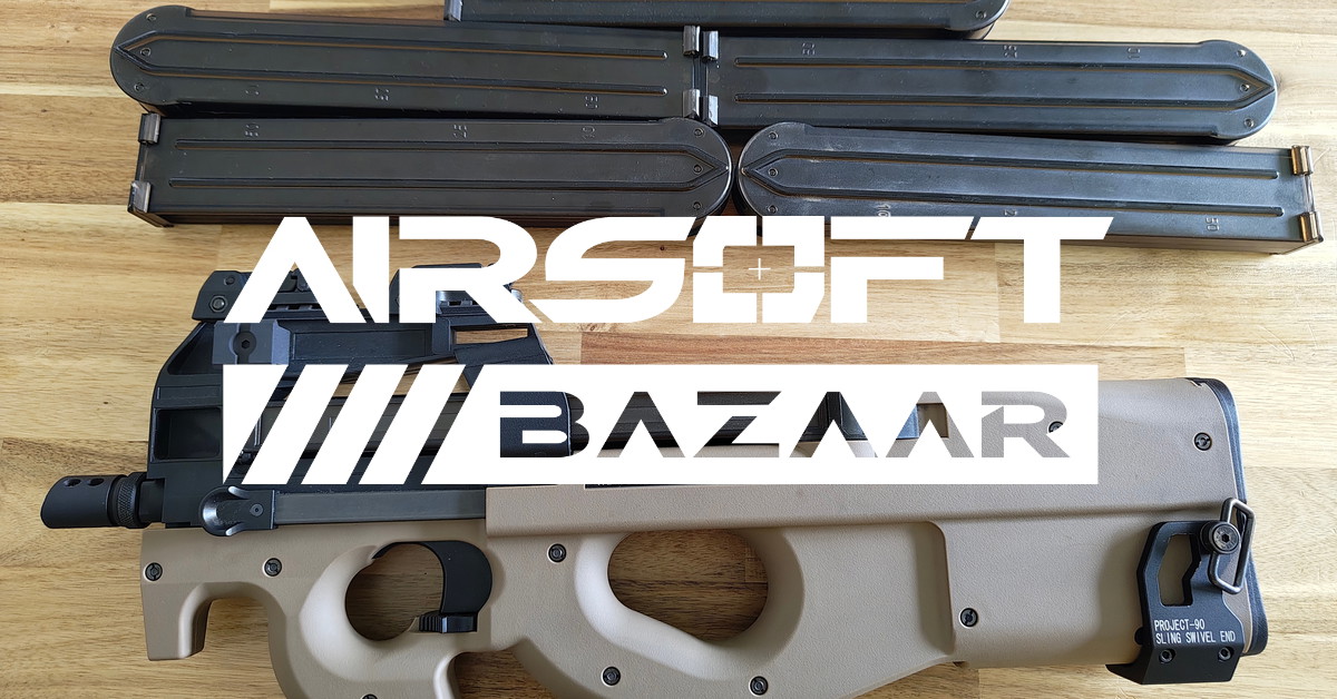 WE T.A. 2015 (P90) HPA mod + 6 mags - Airsoft Bazaar