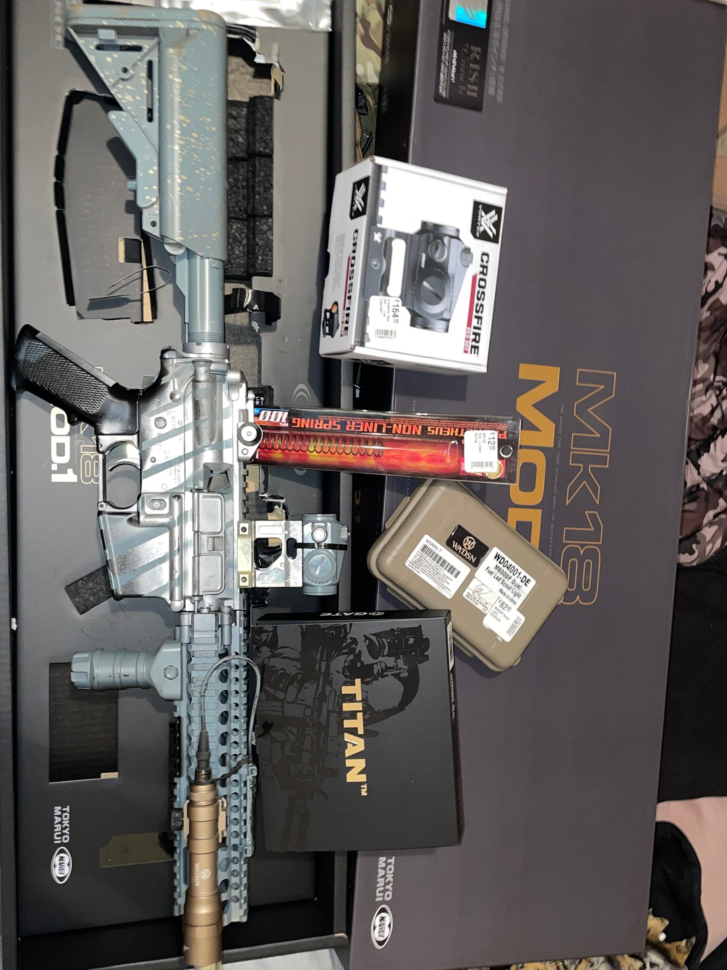 Mk18 met Titan en vortex scope - Airsoft Bazaar