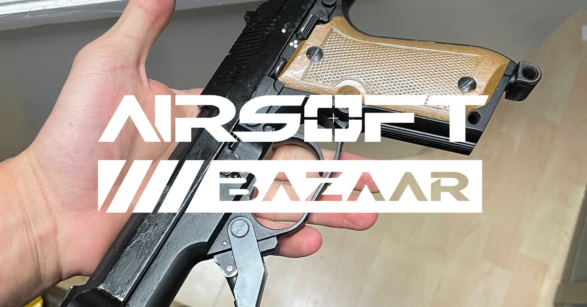 Beretta M93R custom grip + 3 magazijnen - Airsoft Bazaar