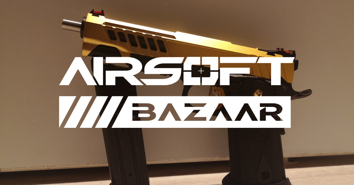 Hi capa cerakote black slide gold - Airsoft Bazaar