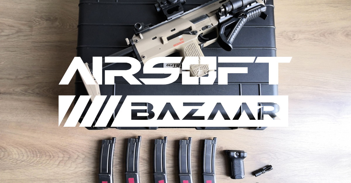 Tokyo Marui MP7 GBB | complete set | custom rail - Airsoft Bazaar