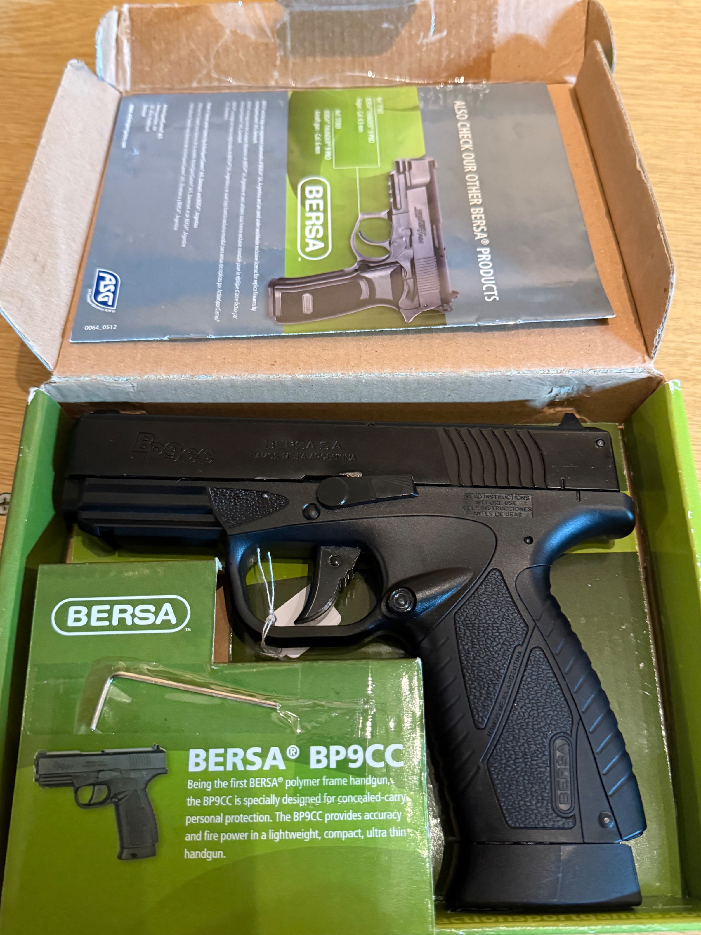 Bersa BP9cc - Airsoft Bazaar