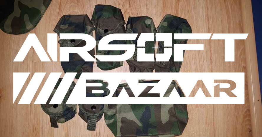 Woodland IOTV replica cover met pouches - Airsoft Bazaar