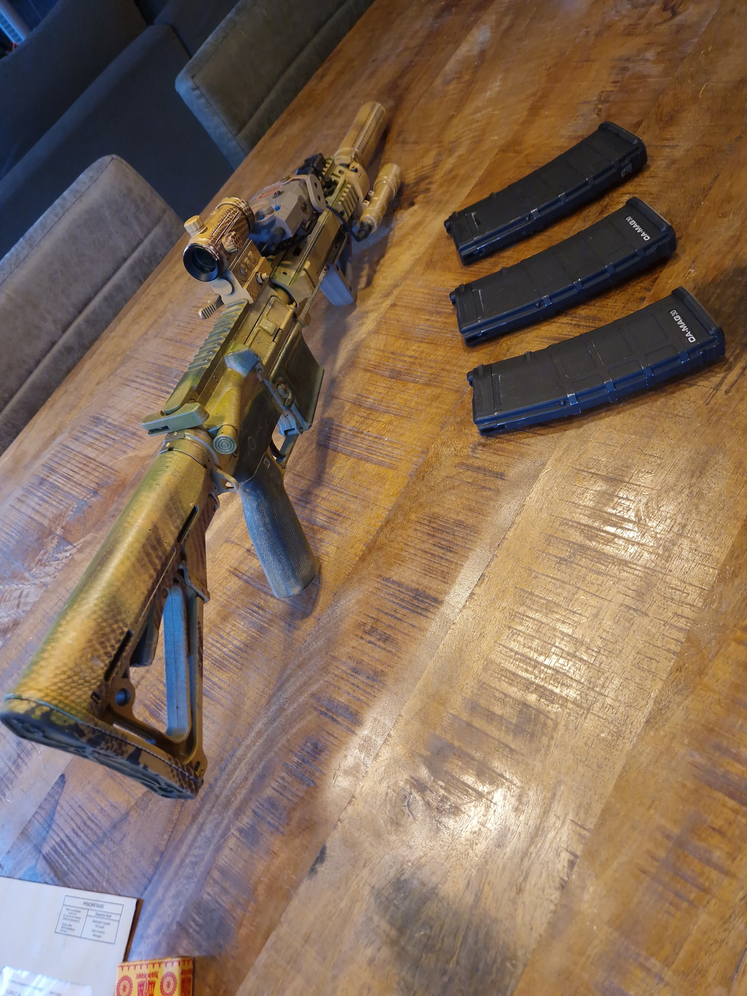 VFC GBB L119a2 Build + 3 mags + externals - Airsoft Bazaar