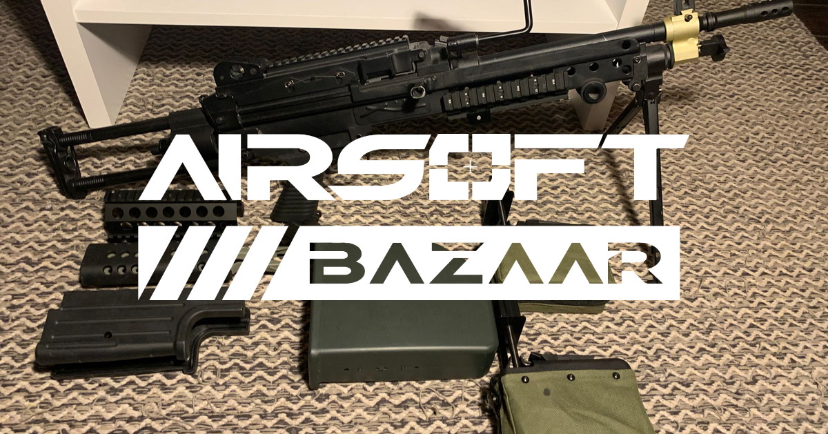 A&K FN MINIMI para met extra's! GERESERVEERD - Airsoft Bazaar