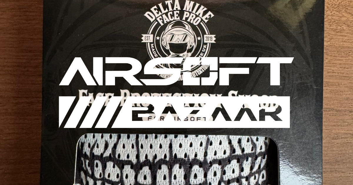 Delta Mike Ghost Black Face Protection Snood MK2 Mini - Airsoft Bazaar