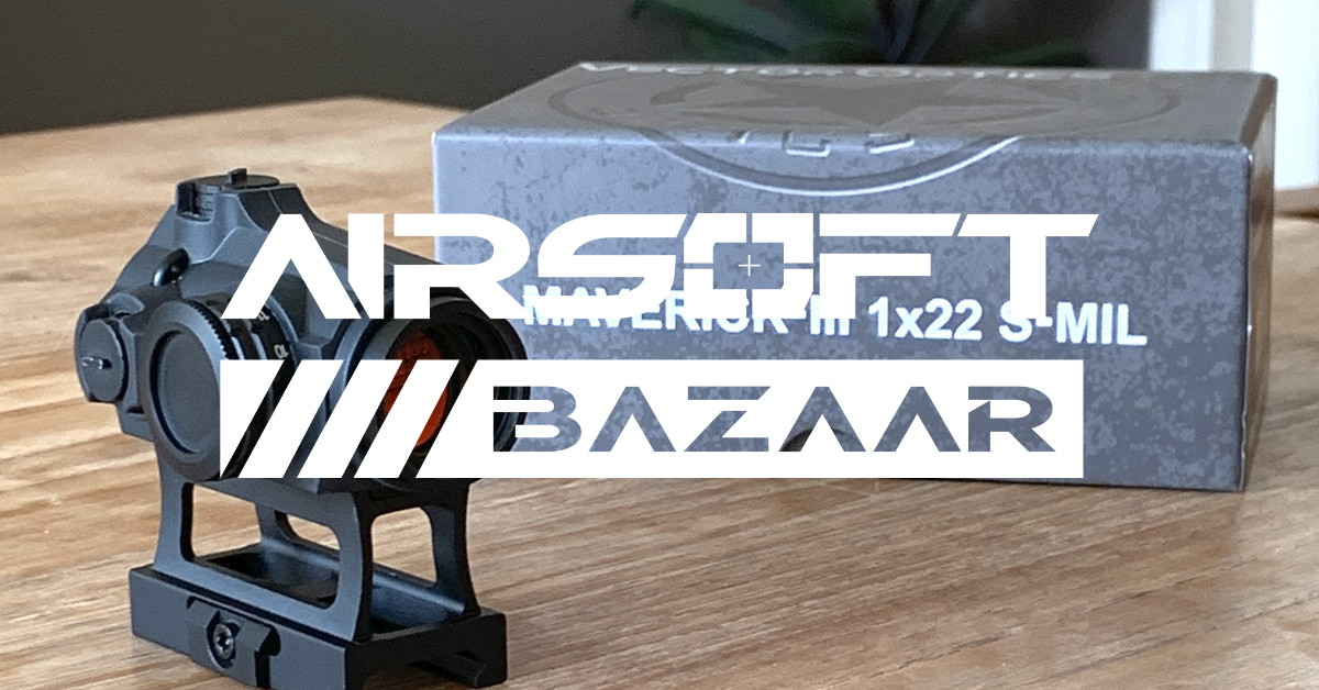 Vector Maverick III 1x22 red dot - Airsoft Bazaar