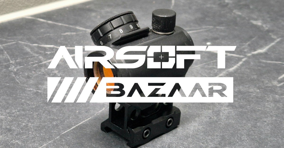 Micro Red Dot Sight 1x25mm High Rail Rifle Scope 20mm Weaver Mount - Airsoft Bazaar