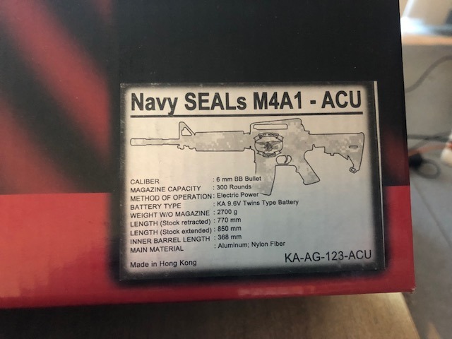 King Arms M4 Navy Seals M4A1 - Airsoft Bazaar