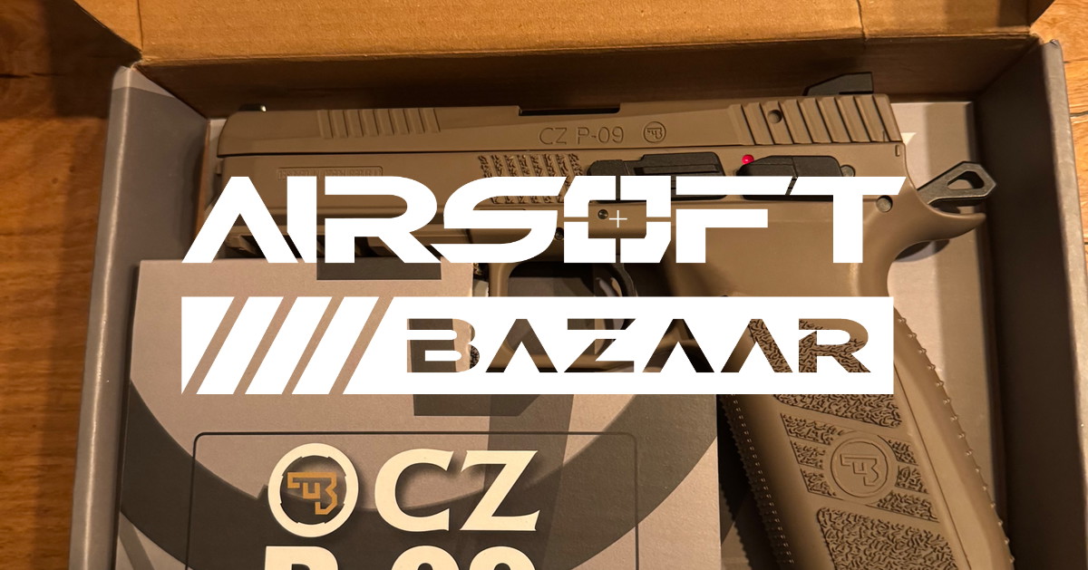 ASG CZ P-09 pistol. GBB - Airsoft Bazaar