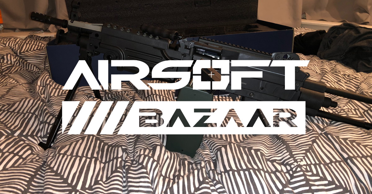 FN Herstal m249 incl Mag box - Airsoft Bazaar