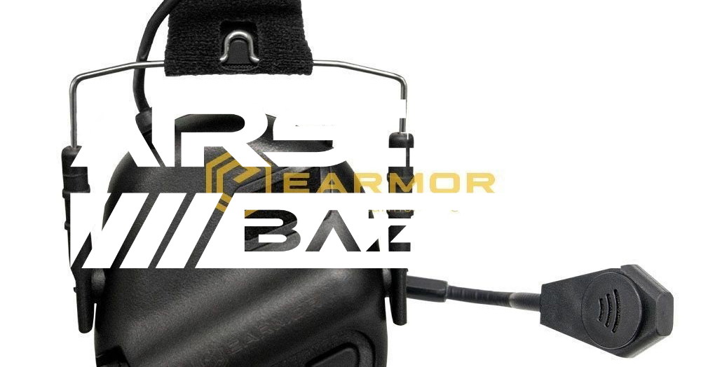 EARMOR - M32 Tactical MOD3 black - Airsoft Bazaar