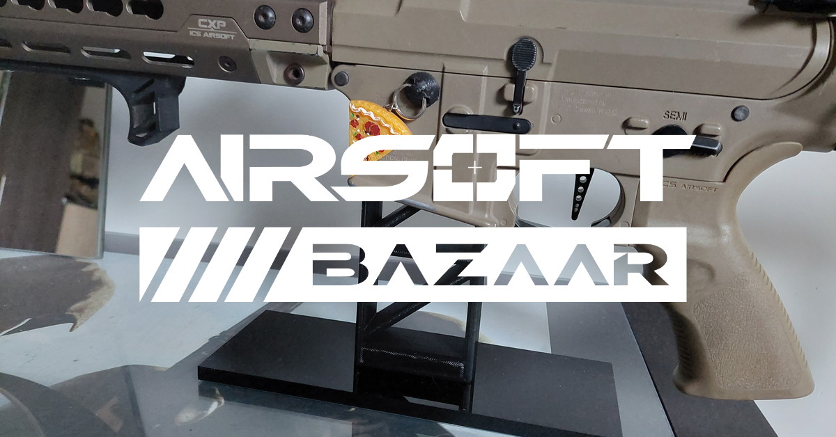 M4 display stand 3D Print - Airsoft Bazaar
