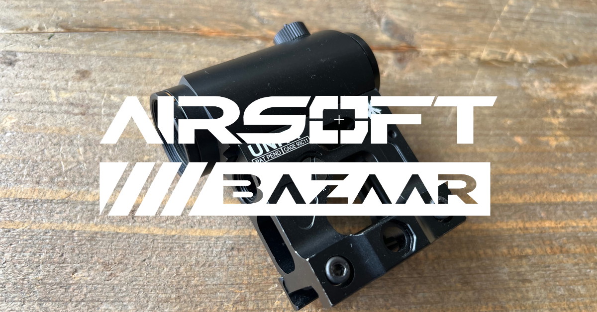Aim-o red dot op Unity riser - Airsoft Bazaar