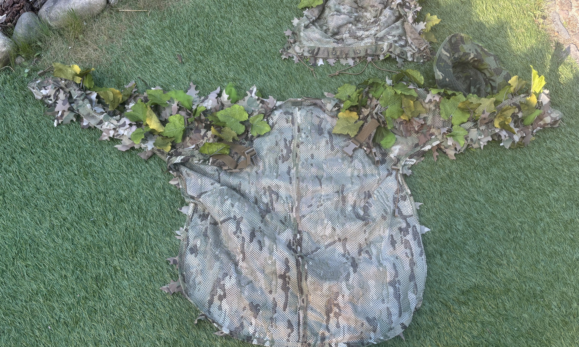 Novritsch Ghille Shoulderpiece en boonie - Airsoft Bazaar
