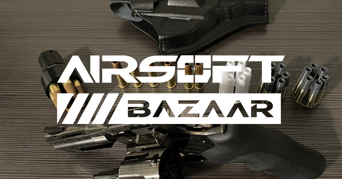 Dan Wesson CO2 Revolver met custom multishot shells - Airsoft Bazaar