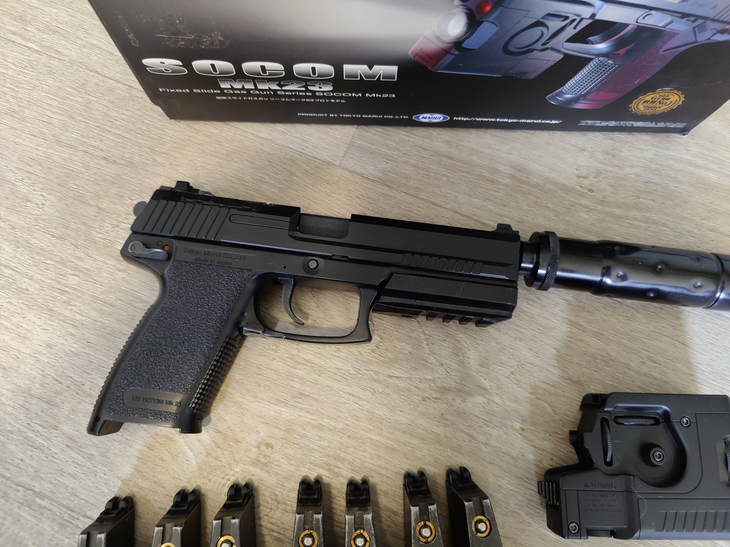Tokyo Marui MK23 volledig geupgrade - Airsoft Bazaar