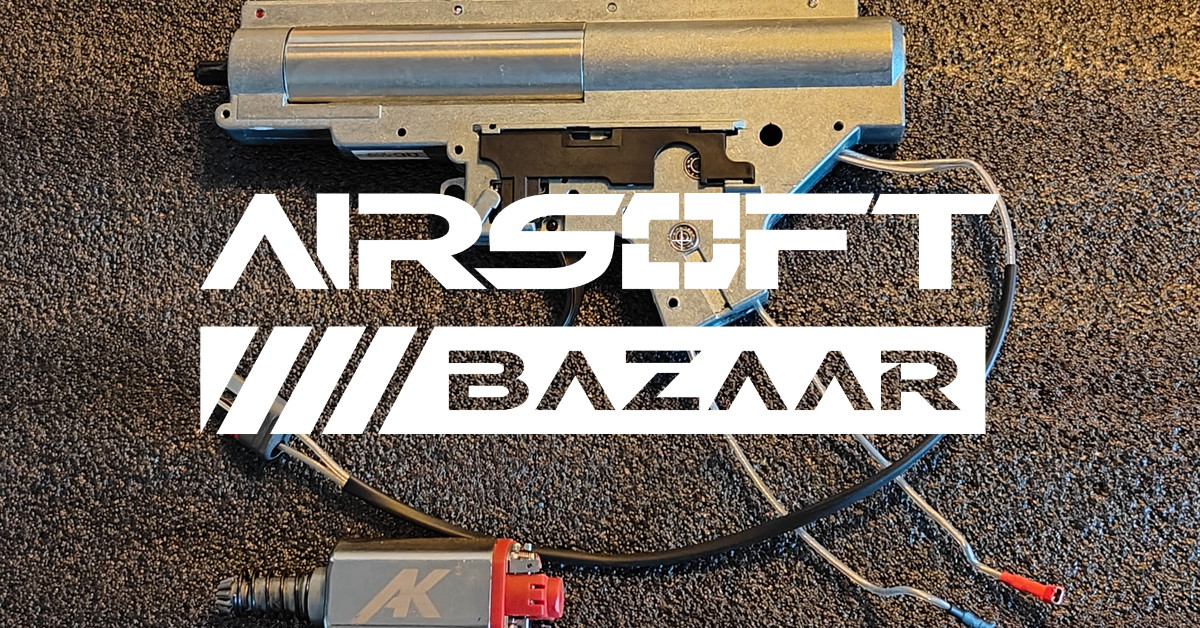 NIEUW: Motor + Gearbox uit A&K MK11 / SR-25/ AR-10 | V2.5 Gearbox ...