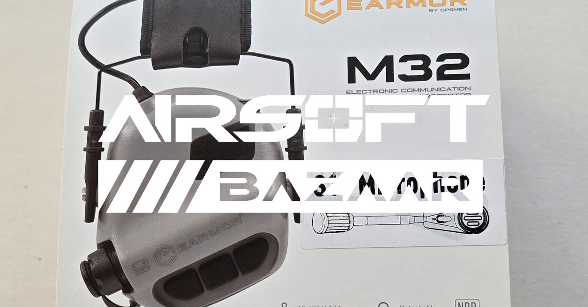 M32 Tactical Communication | Grey | Earmor - Airsoft Bazaar