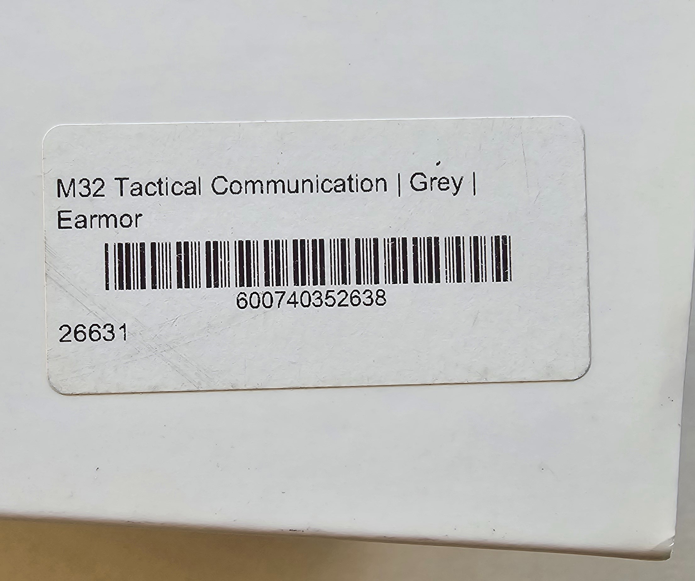 M32 Tactical Communication | Grey | Earmor - Airsoft Bazaar