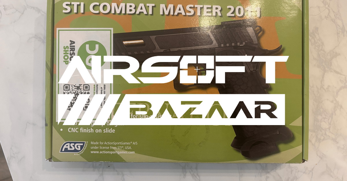 STI Combat Master Co2 Full Metal ASG - Noir - Airsoft Bazaar