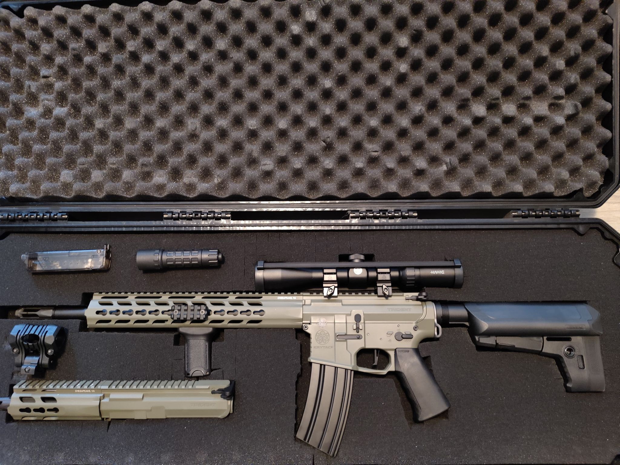 KRYTAC Trident MK2 SPR / PDW BUNDLE AEG - Foliage Green - Airsoft Bazaar