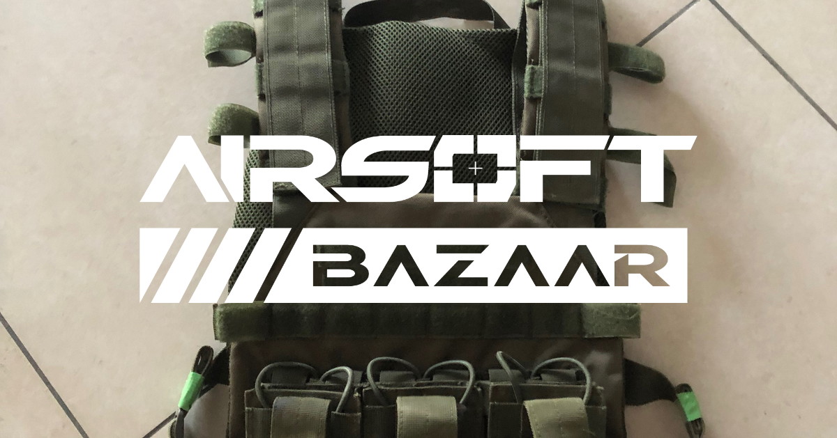 Lichtweight tactical vest van lancer tactical met pouches - Airsoft Bazaar