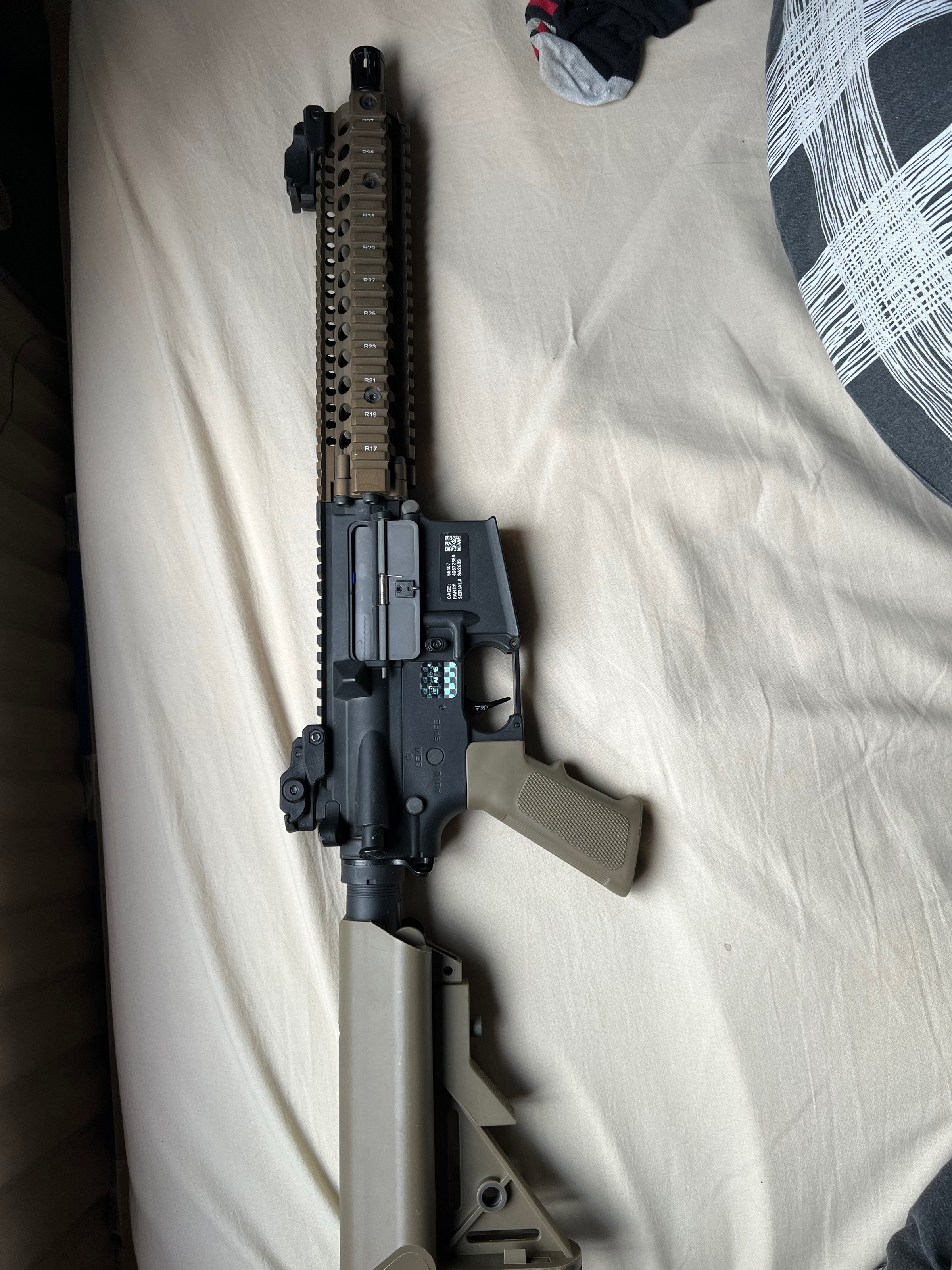 Specna Aems Daniel Defense MK18 SA-C19 Core X-ASR (Chaos Bronze ...
