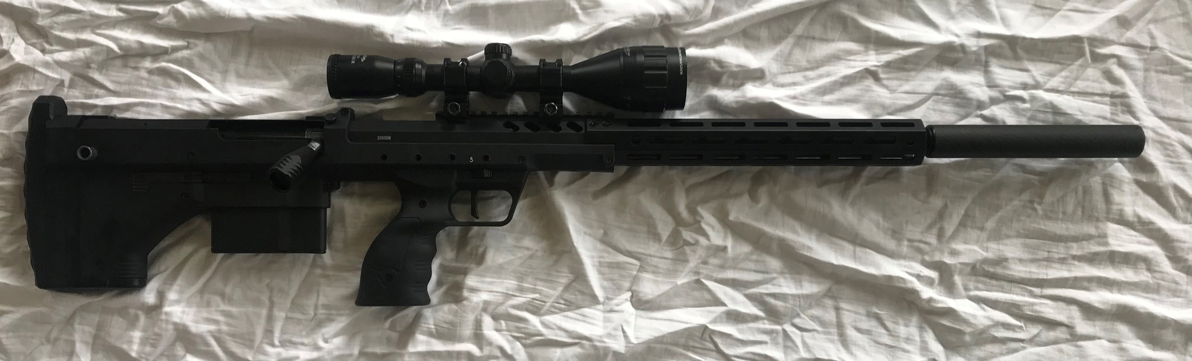 Silverback SRS a2 22''Black incl Scope, Mags en Case - Airsoft Bazaar