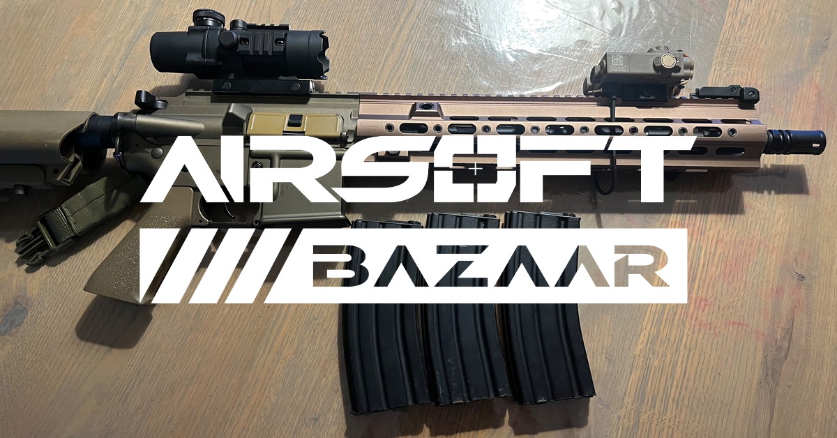 HK416 metal met 3 mid caps acog scope en peq box - Airsoft Bazaar