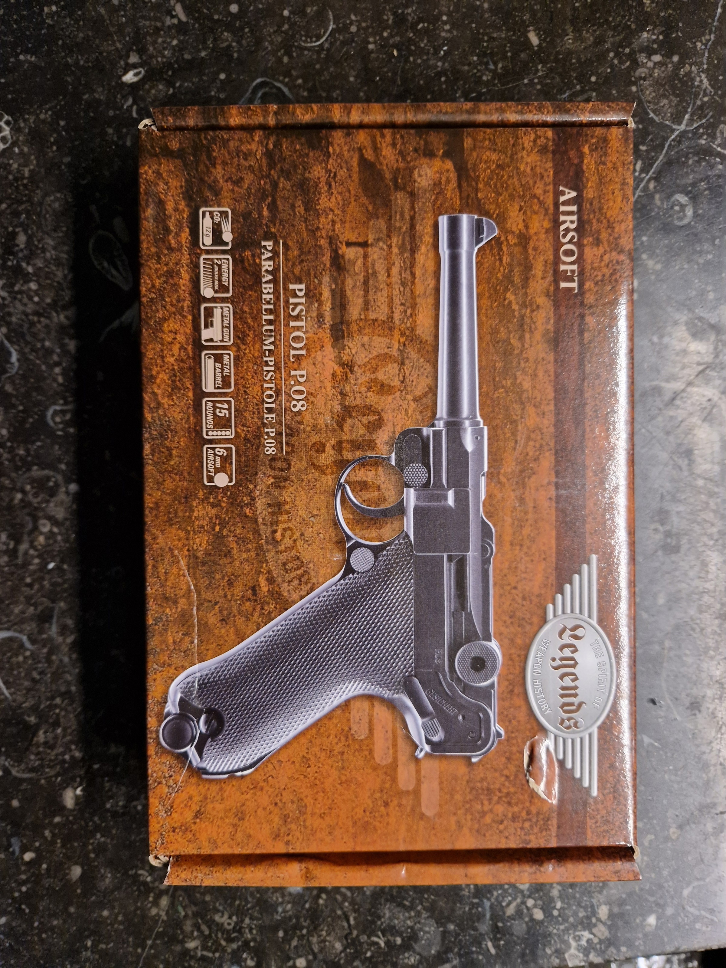 Luger P08 CO2 6mm Umarex - Airsoft Bazaar