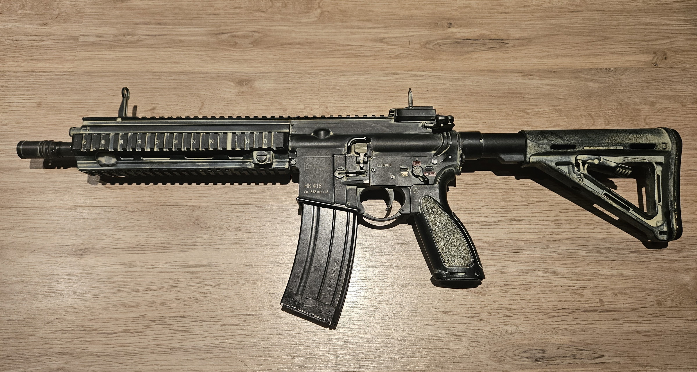 VFC HK 416 GBB met T.N.T. retrofit upgrade, 4 magazines en geissele ...