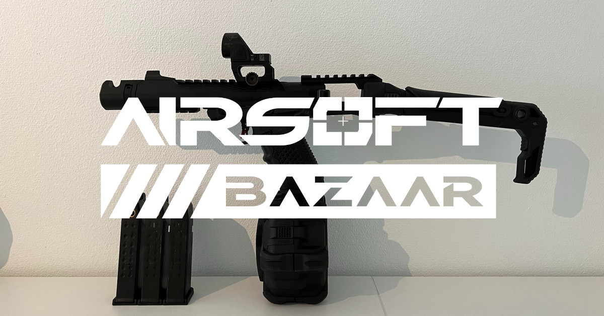 Action Army AAP01 Black Mamba + folding stock - Airsoft Bazaar
