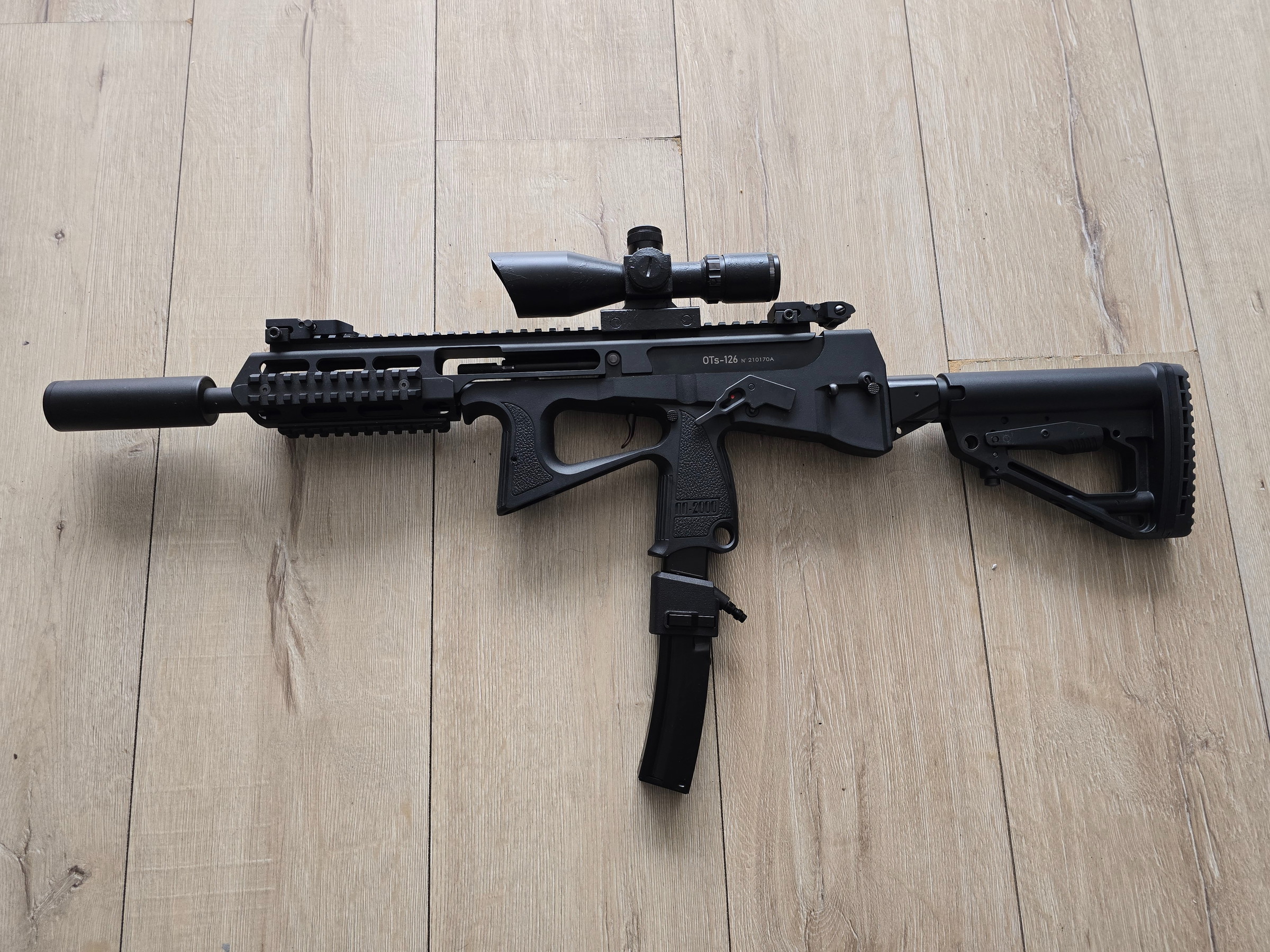 Modify ots-126 carbine met hpa adapter - Airsoft Bazaar