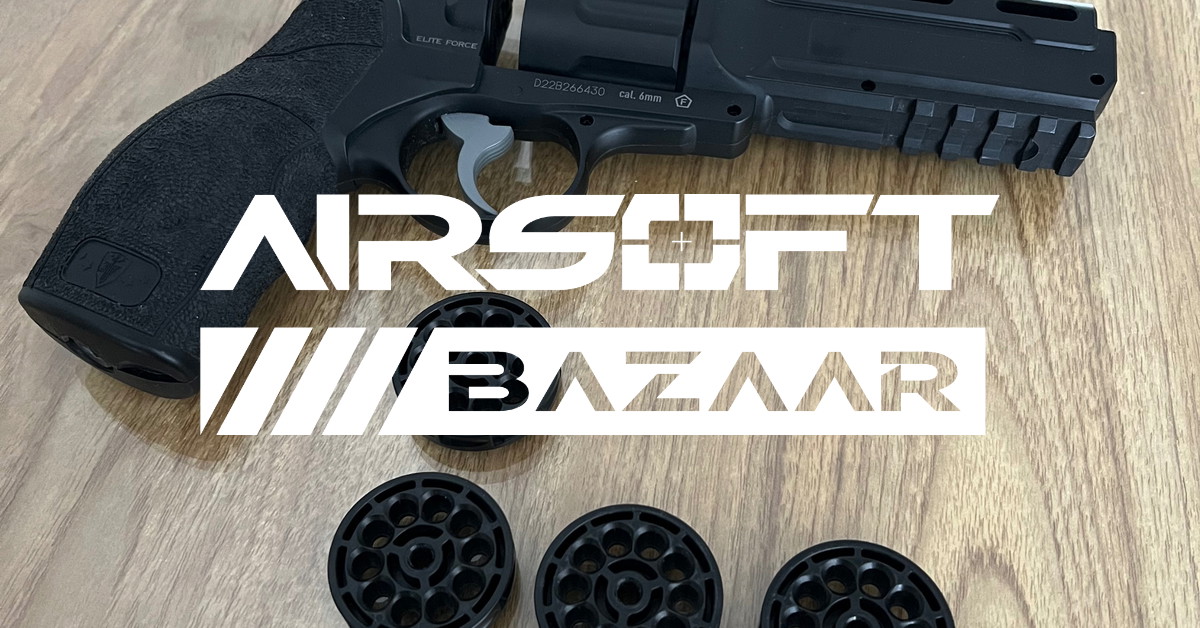 H8R | Revolver | CO2 | Zwart | Elite Force - Airsoft Bazaar