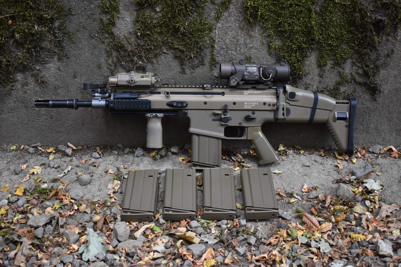 Tekoop /ruilen TM Scar H NGRS full upgraded DMR - Airsoft Bazaar