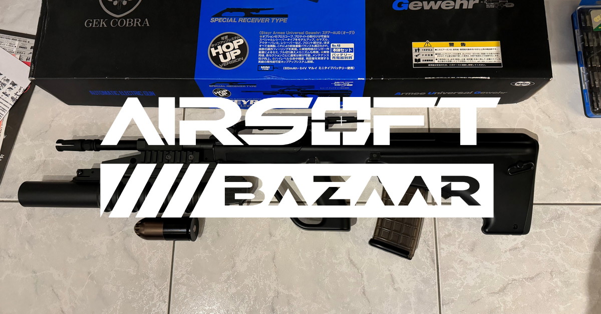Tokyo Marui AUG A2 met Grenade launcher + A1 Receiver Gate Titan ...